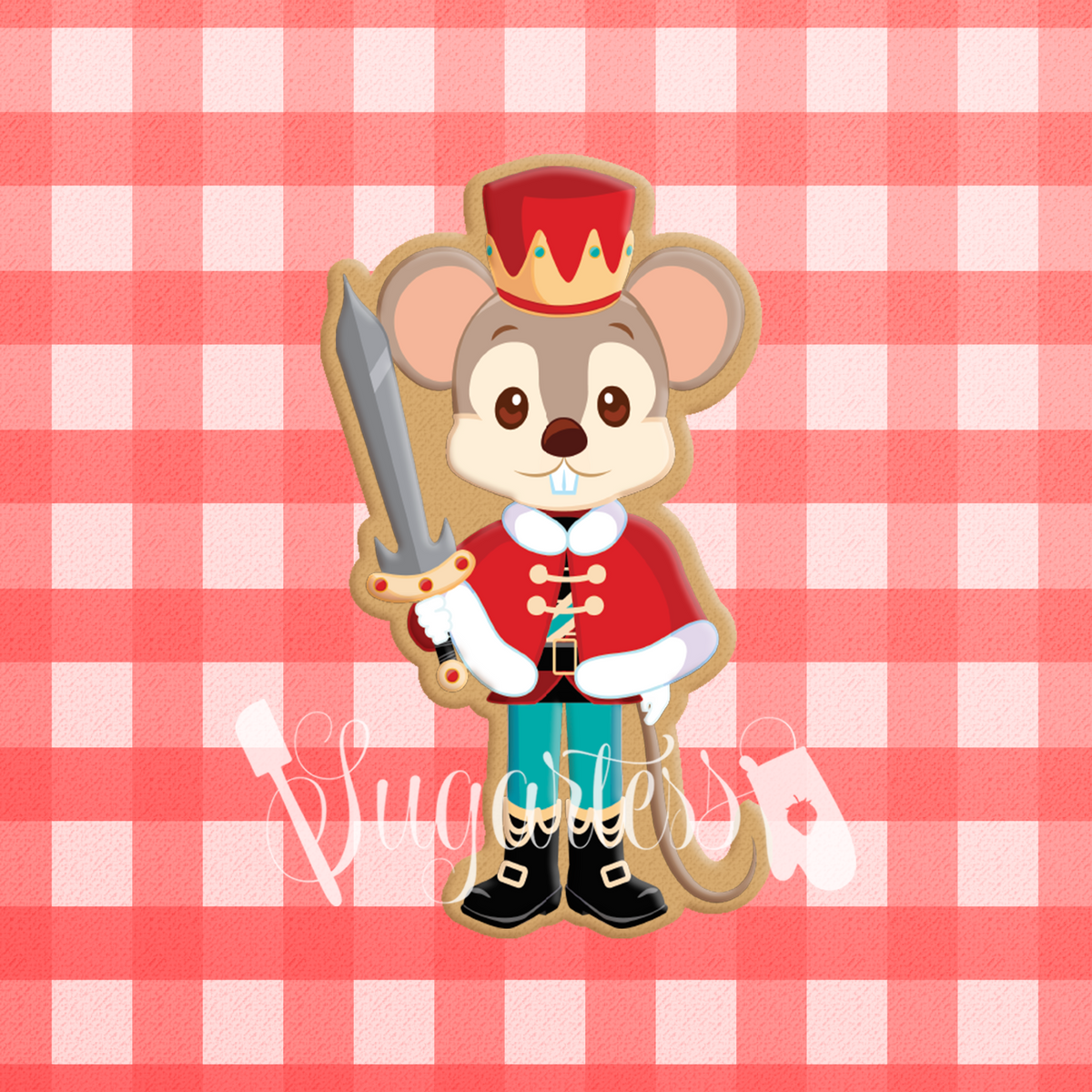 Nutcracker Mouse King Cookie Cutter Shopify Sugartess Cutters